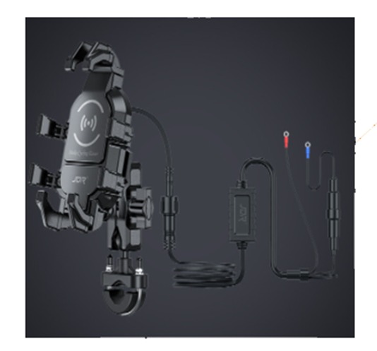 מתקן לטלפון+טעינה אלחוטית OCTO-GRIP | דור אופנועים